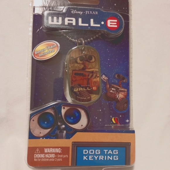 Pixar | Toys | Disney Pixar Walle Dog Tag Keyring New | Poshmark